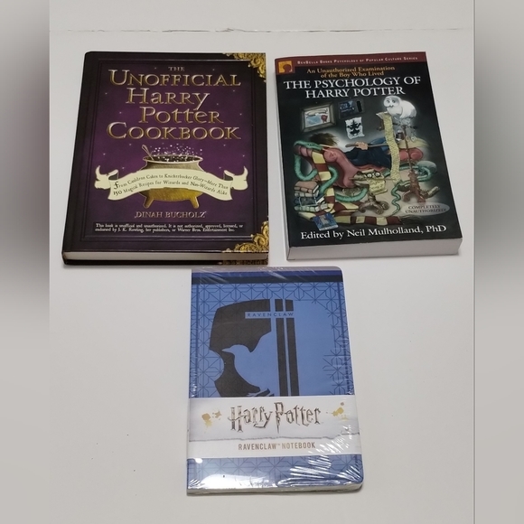 Loot Crate | Other | Harry Potter Book Lot X3 Cookbook Ravenclaw ...
